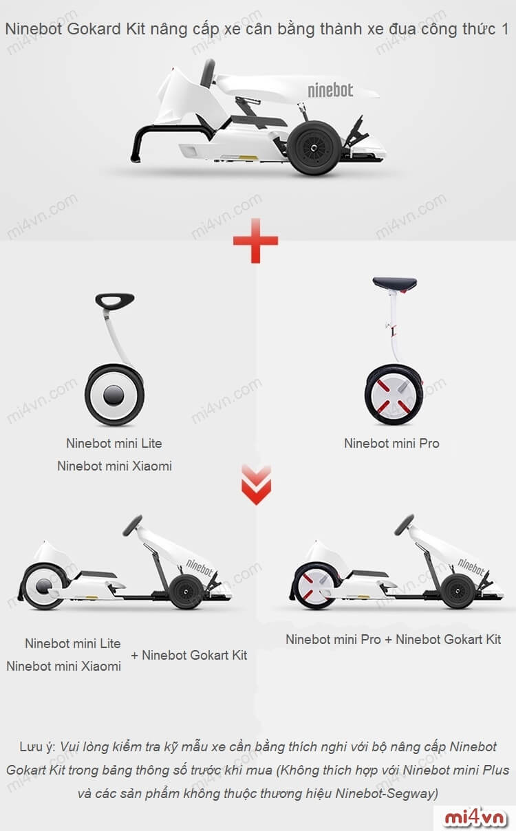 Bộ chuyển đổi Ninebot Gokart Kit